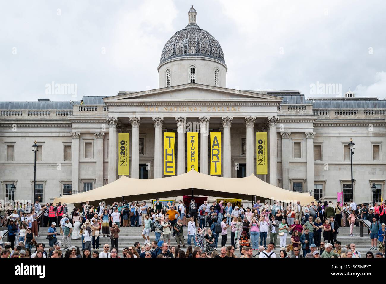 London, UK. 26 July 2025. A general view of the decorated National ...