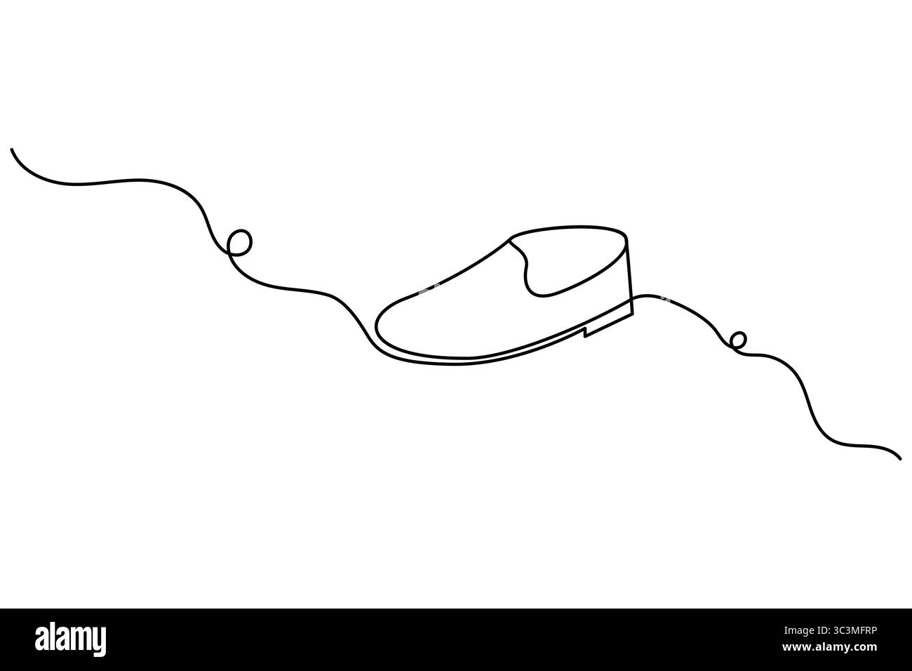 Simple linear illustration young Black and White Stock Photos & Images ...