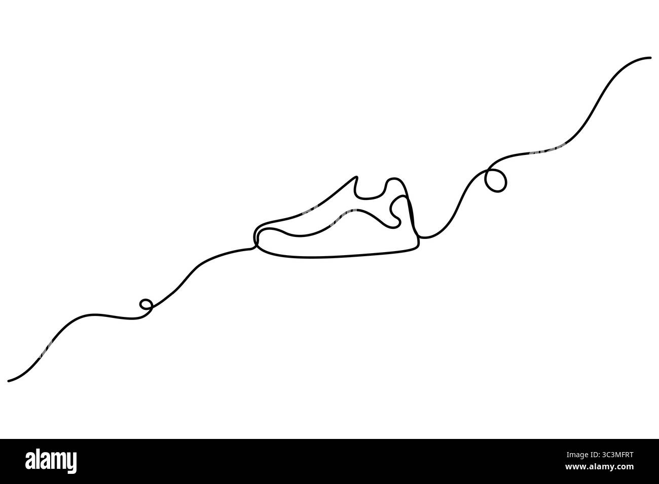 Footwear shoe continuous one hi-res stock photography and images - Alamy