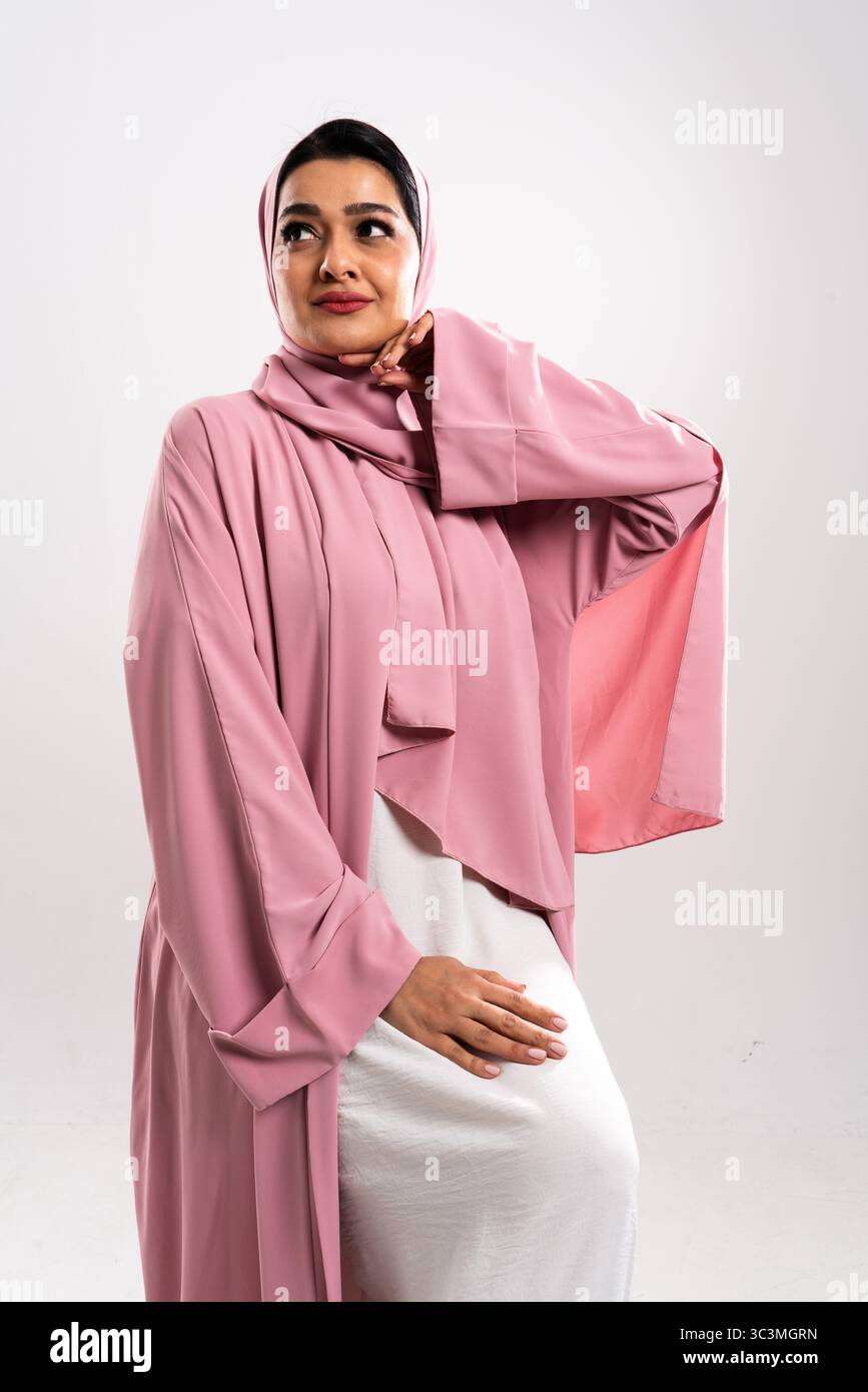 Contemporary modern attire for saudi arab woman hi-res stock ...