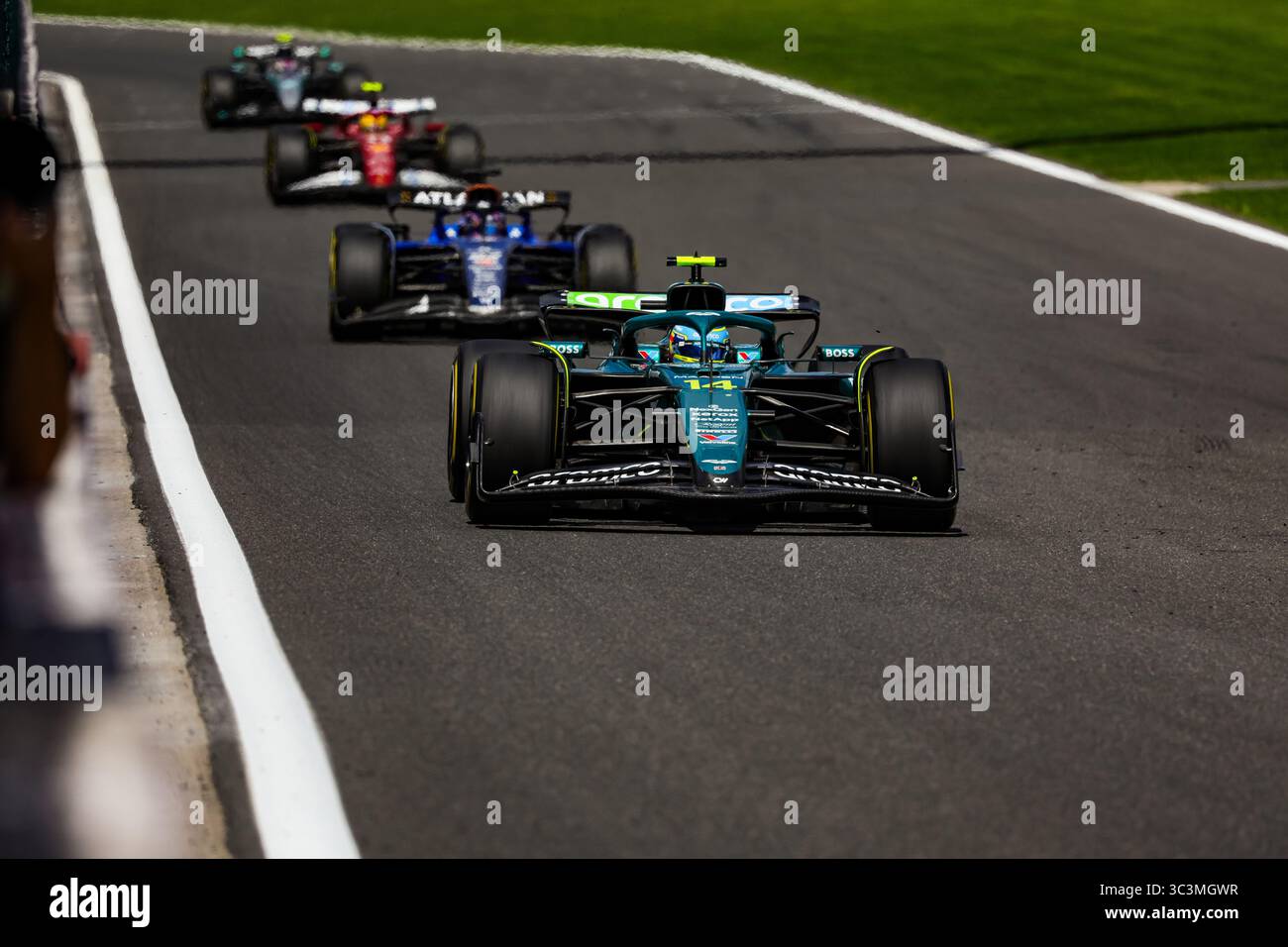 14 ALONSO Fernando (spa), Aston Martin F1 Team AMR24, 23 ALBON Alexander (tha), Williams Racing ...