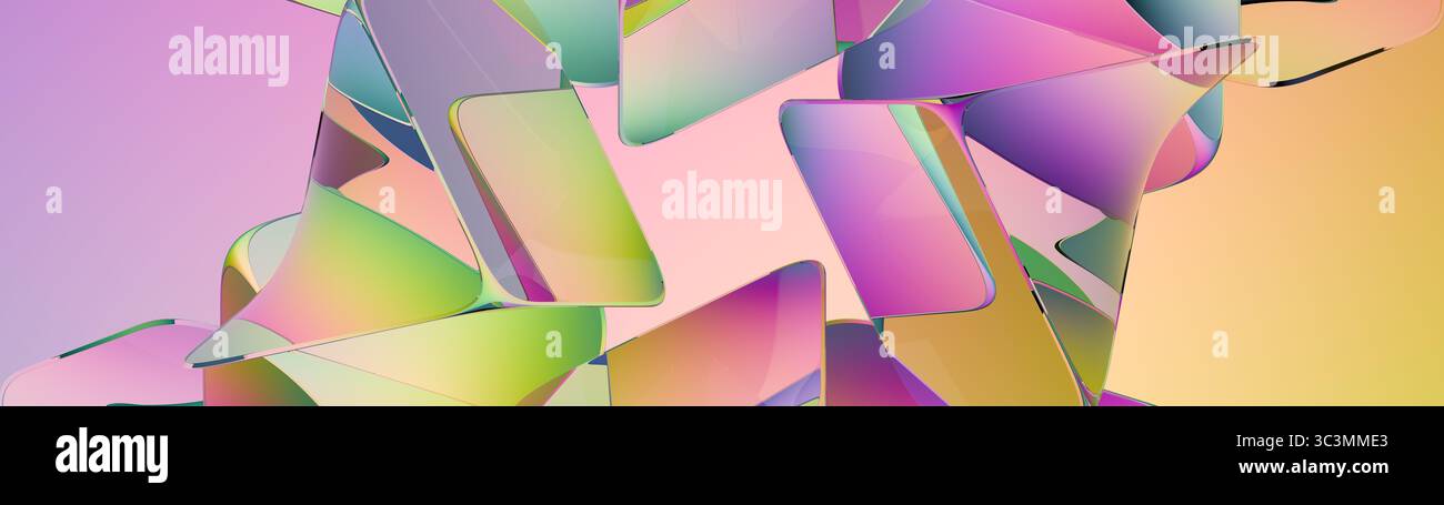 Vibrant pattern of intertwined shapes hi-res stock photography and ...