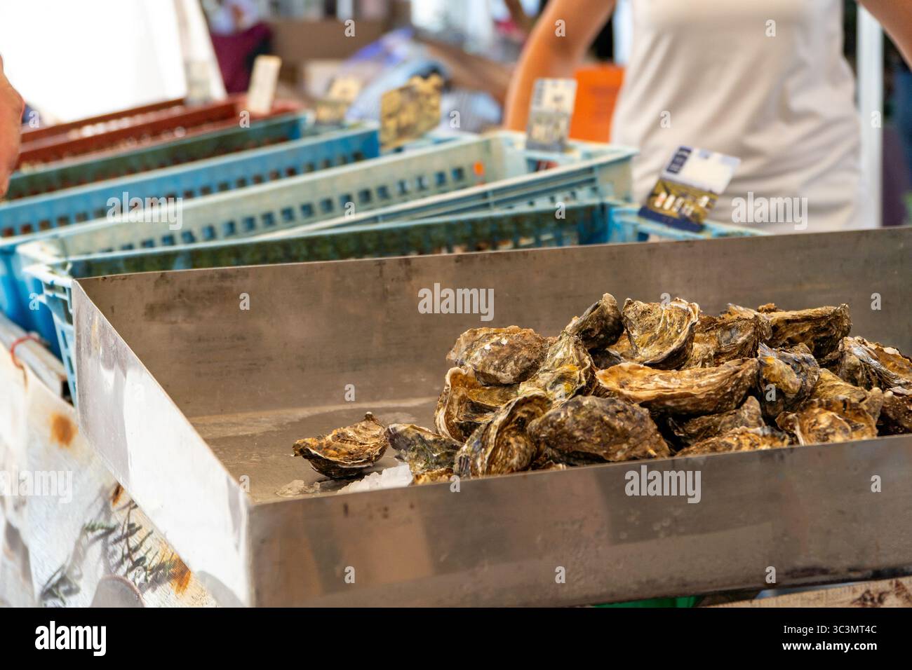 Open air oyster stand hi-res stock photography and images - Alamy