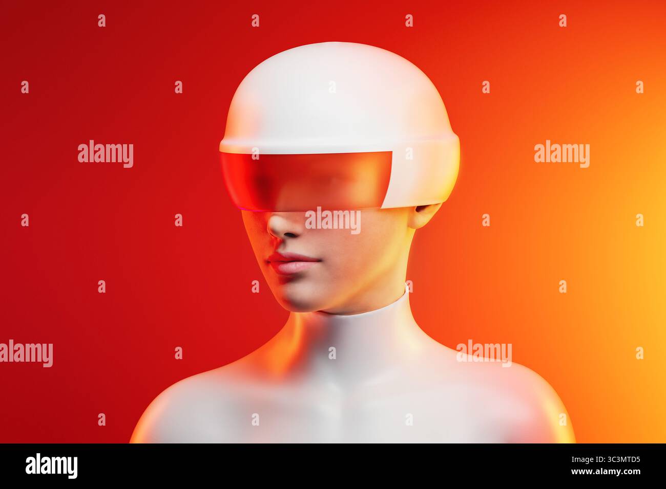 Visualization advanced humanoid robot hi-res stock photography and ...