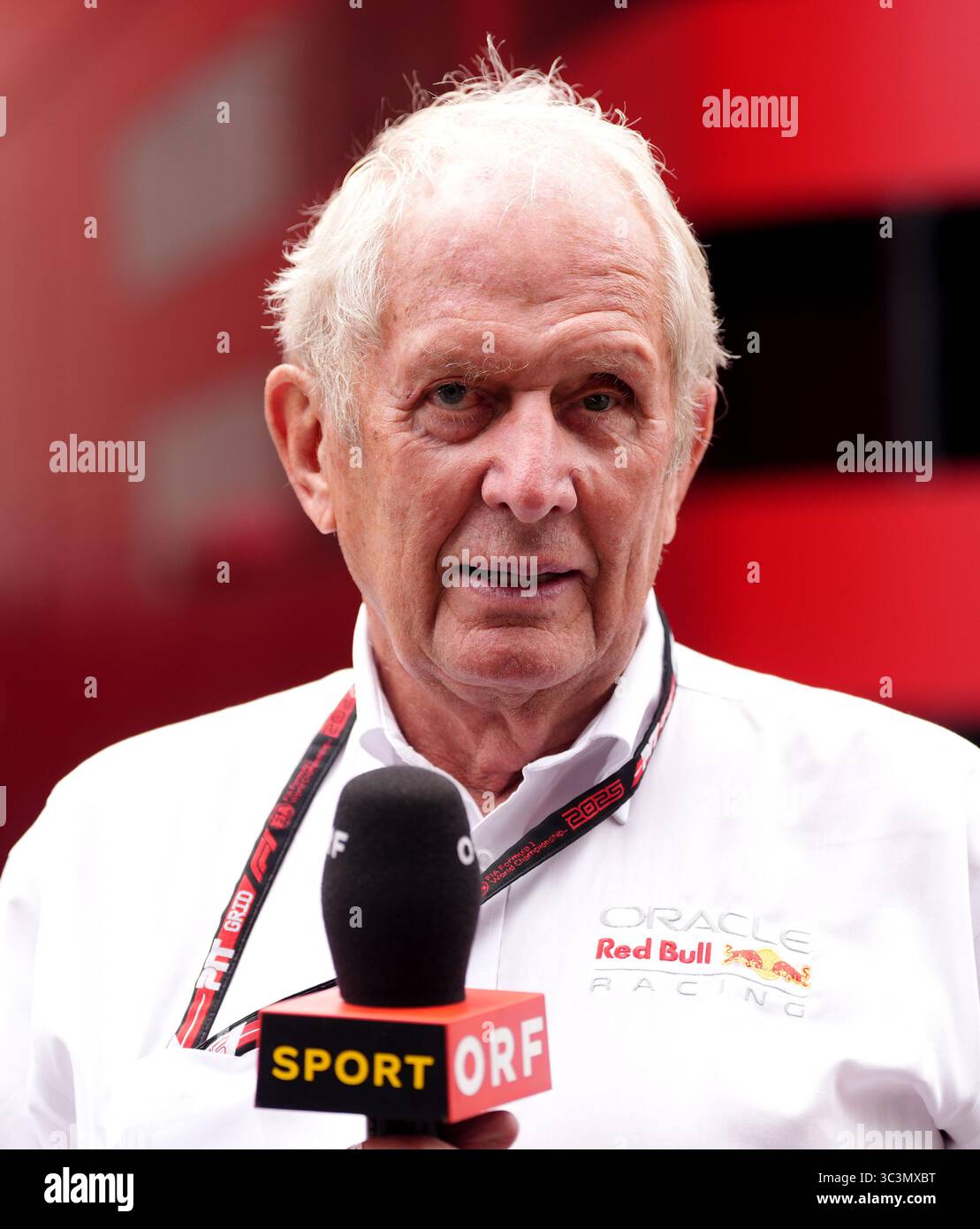 Red Bull motorsport advisor Helmut Marko at Circuit de Spa ...