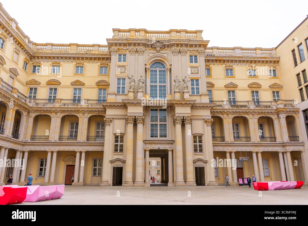 Berlin, Germany - June 1, 2025: Facade view of the Humboldt Forum in ...