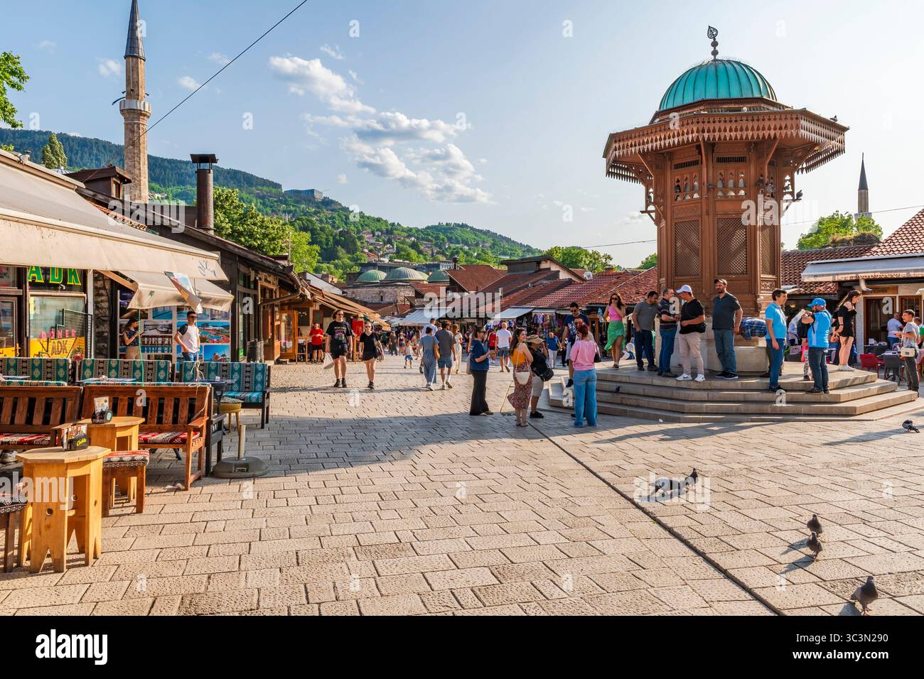 SARAJEVO, BOSNIA AND HERZEGOVINA - JUNE 06 2025: Stari Grad (Old Town ...