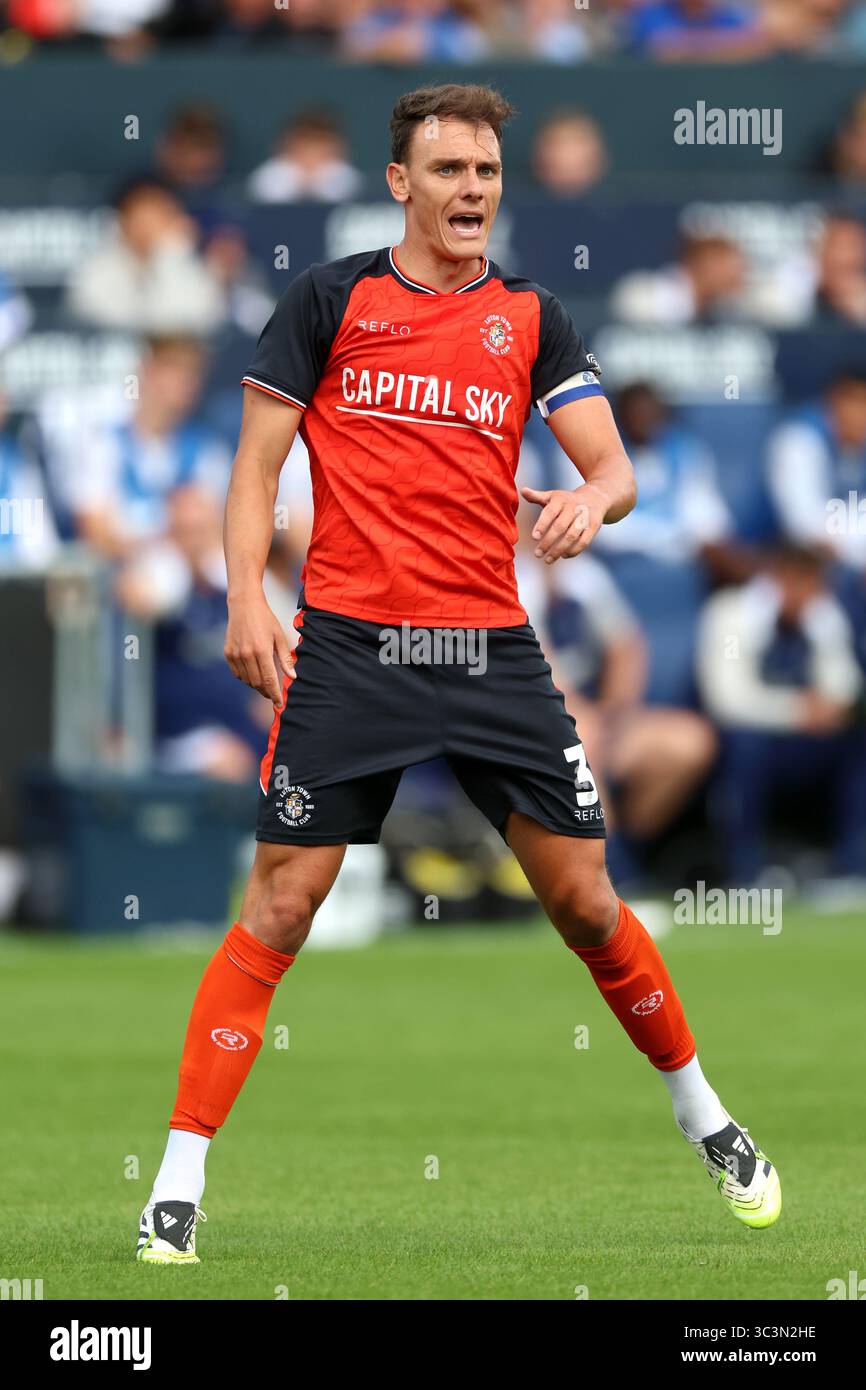 Luton Town's Kal Naismith during the pre-season friendly match at ...