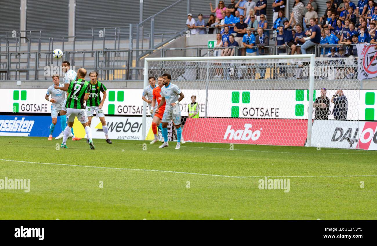 Gothenburg, Sweden. 26th Jul 2025. Moment in first half of match ...