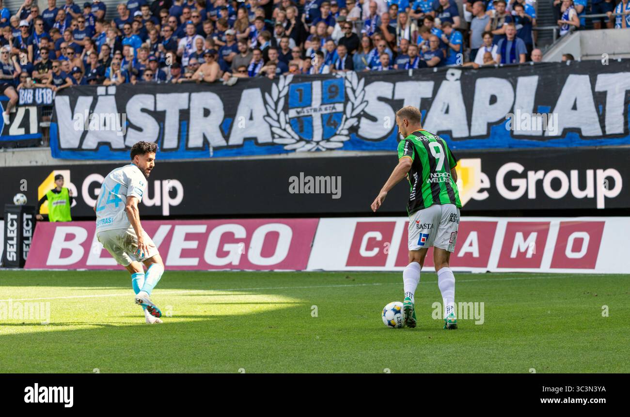 Gothenburg, Sweden. 26th Jul 2025. Moment in first half of match ...