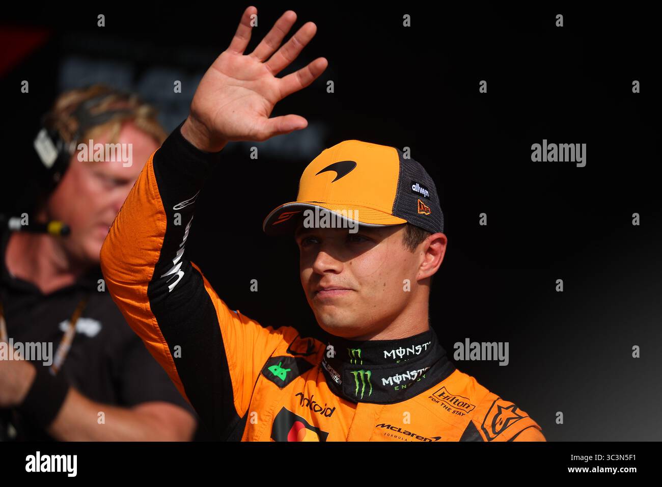 04 Lando Norris, (GRB) McLaren Mercedes MCL39, set the pole at Spa ...