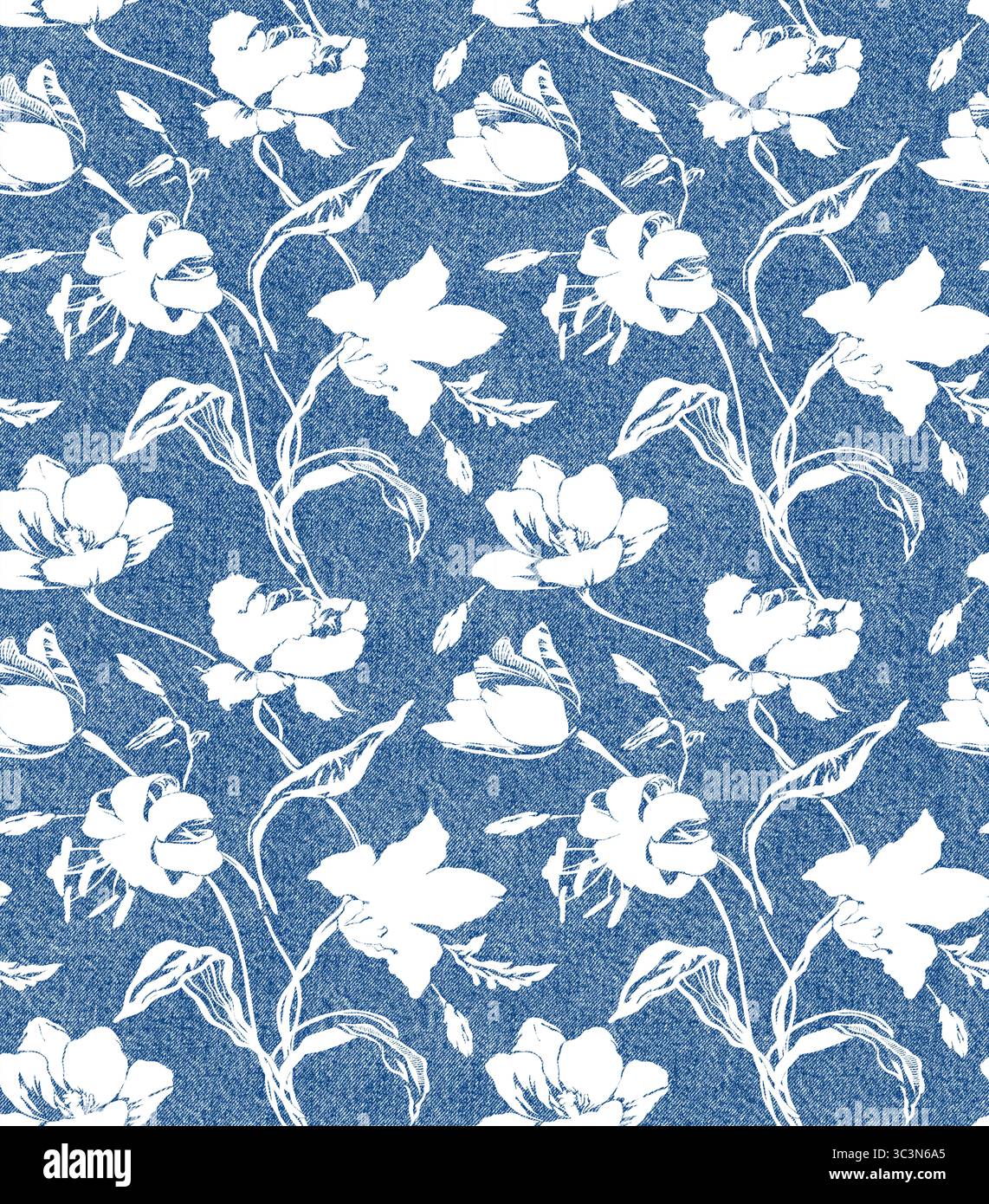 Floral design creates Cut Out Stock Images & Pictures - Alamy