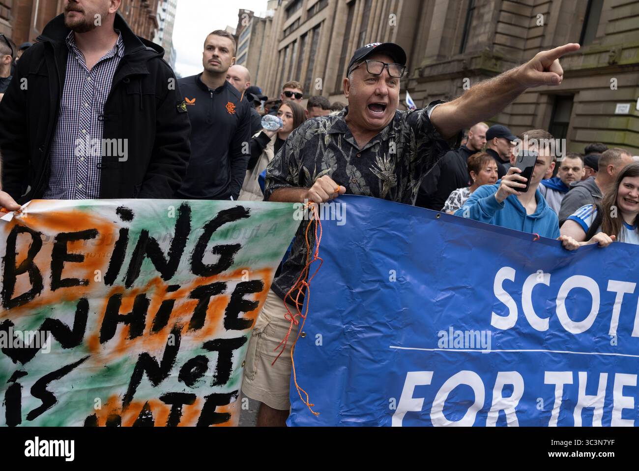 Glasgow, Scotland, 26 July 2025. UK Independence Party (UKIP) ‘Mass ...