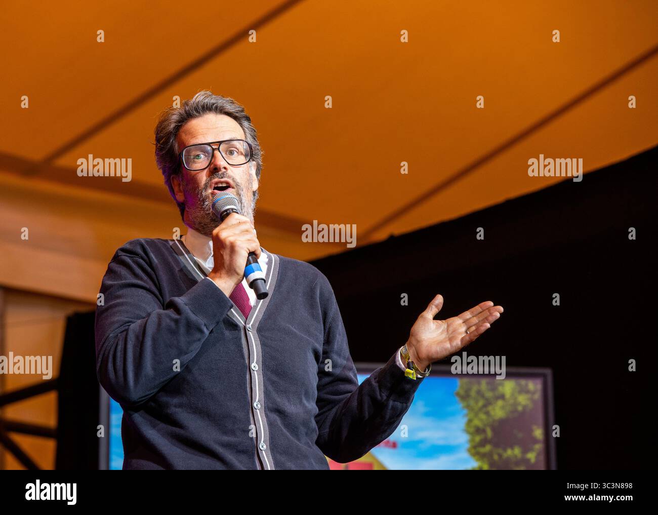 Henham Park, Suffolk, UK. 26th July, 2025. British comedian Marcus ...