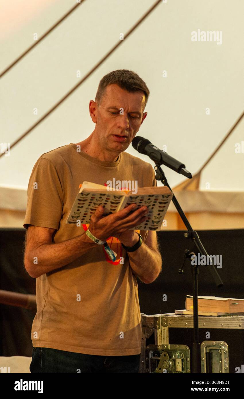 Henham Park, Suffolk, UK. 26th July, 2025. British poet Brian Bilston ...