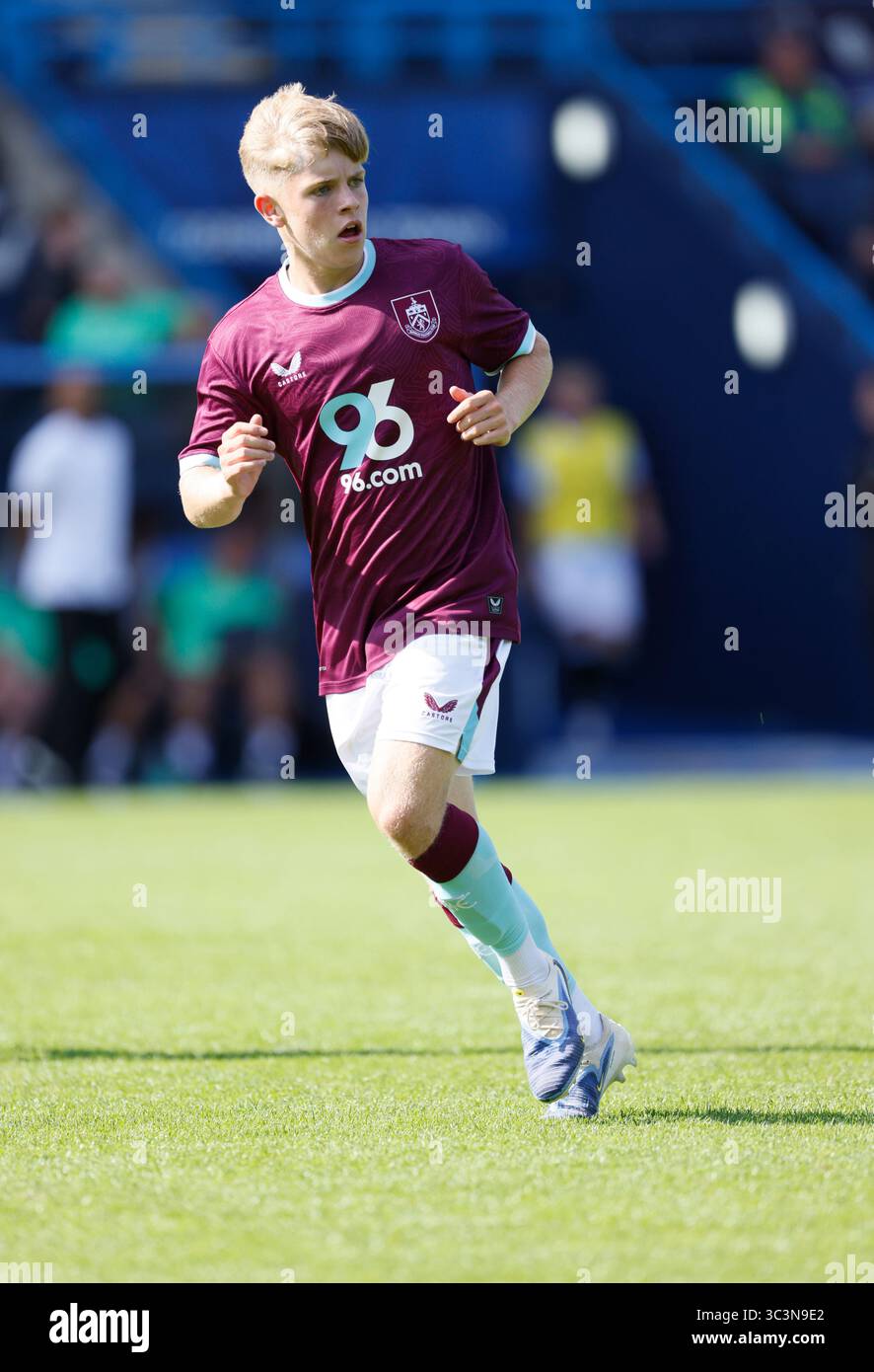 Burnley's George Brierley during the pre-season friendly match at Accu ...