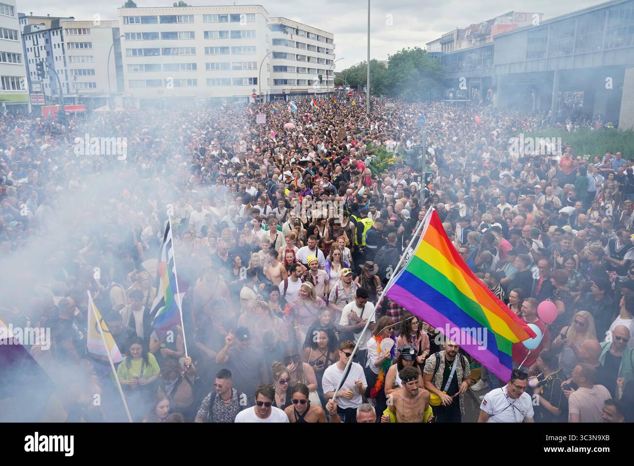 People dance as they take part in the LGBTQ annual pride march in ...