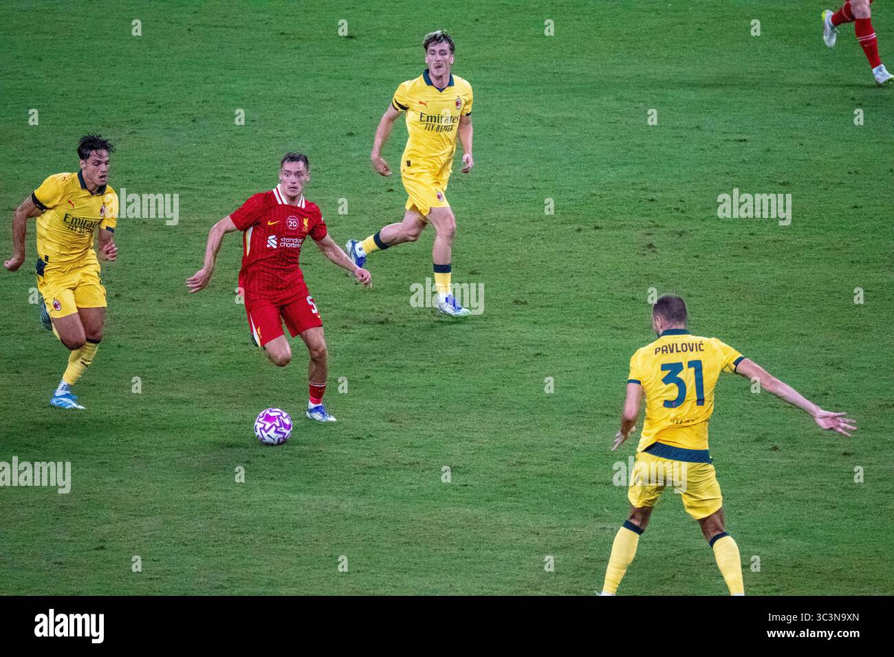 Florian Wirtz attacks in Hong Kong, China, 26 July, 2025, at Liverpool ...