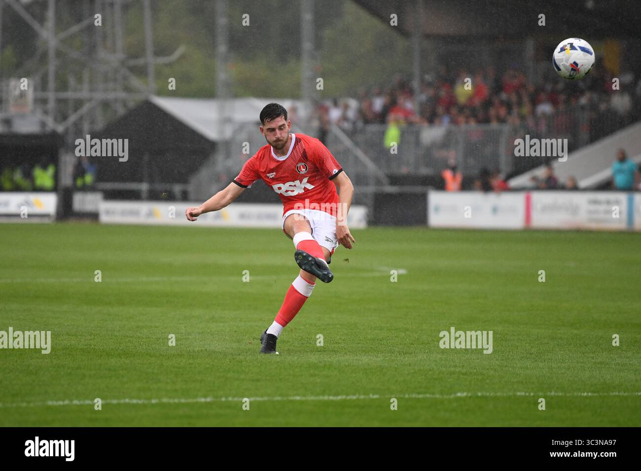 Cambridge, England. 26th Jul 2025. Joe Rankin-Costello during the pre ...