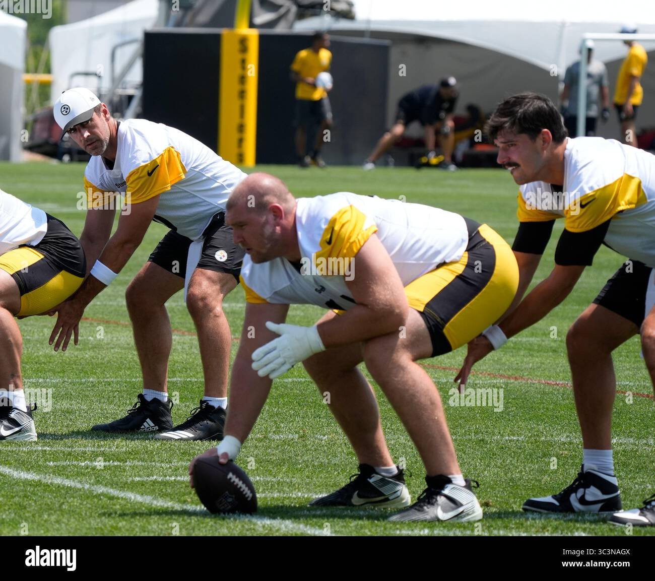 July 25, 2025, Latrobe, Pennsylvania, USA: July 25, 2025: Aaron Rodgers ...