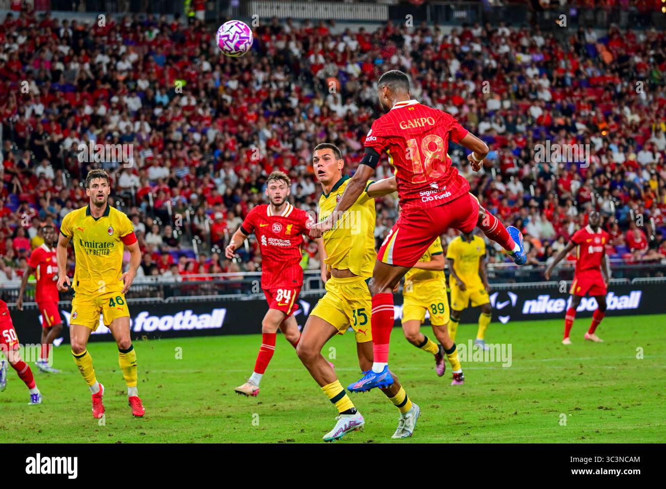 Gakpo liverpool 2025 hi-res stock photography and images - Alamy