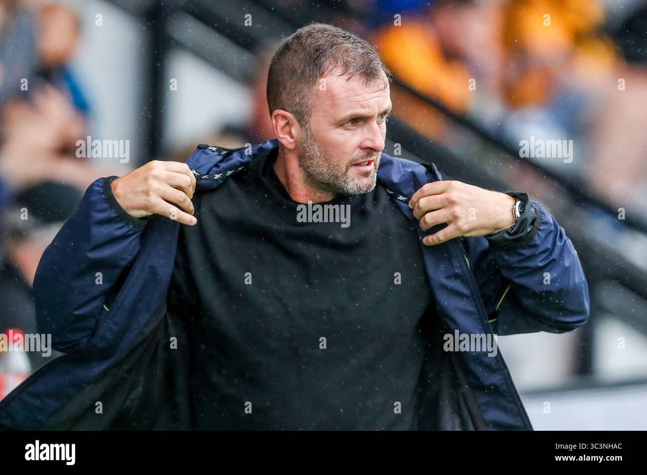 Nathan Jones of Charlton Athletic looks on prior to the Pre-season ...