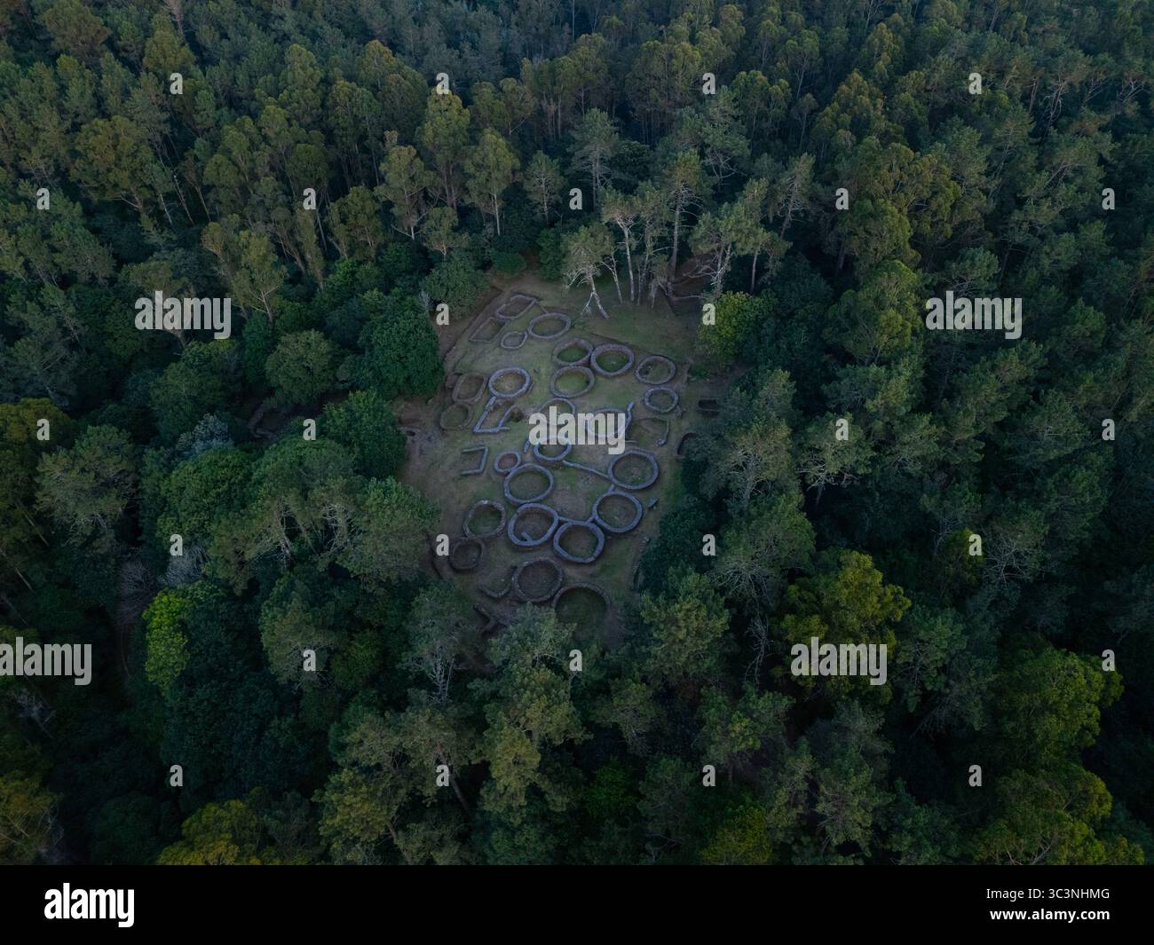 "A Cibdá de Borneiro", Celtic fort from the 6th century BC, in the ...