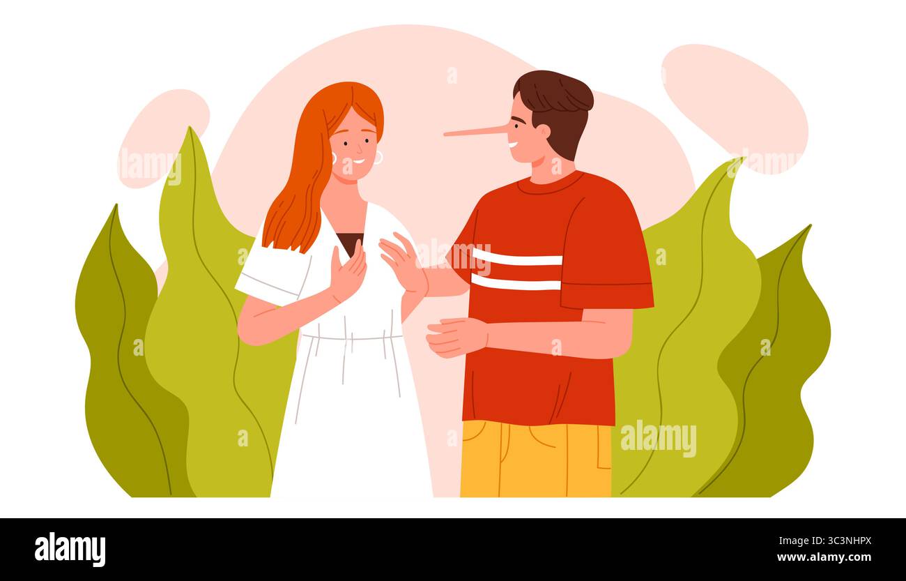 Honest woman cartoon Stock Vector Images - Alamy