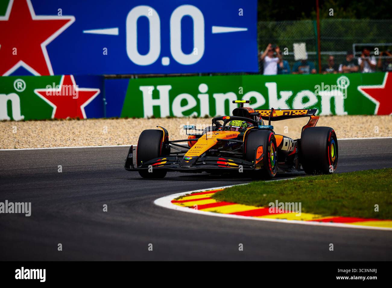 04 Lando Norris, (GRB) McLaren Mercedes MCL39, during the Belgian GP ...