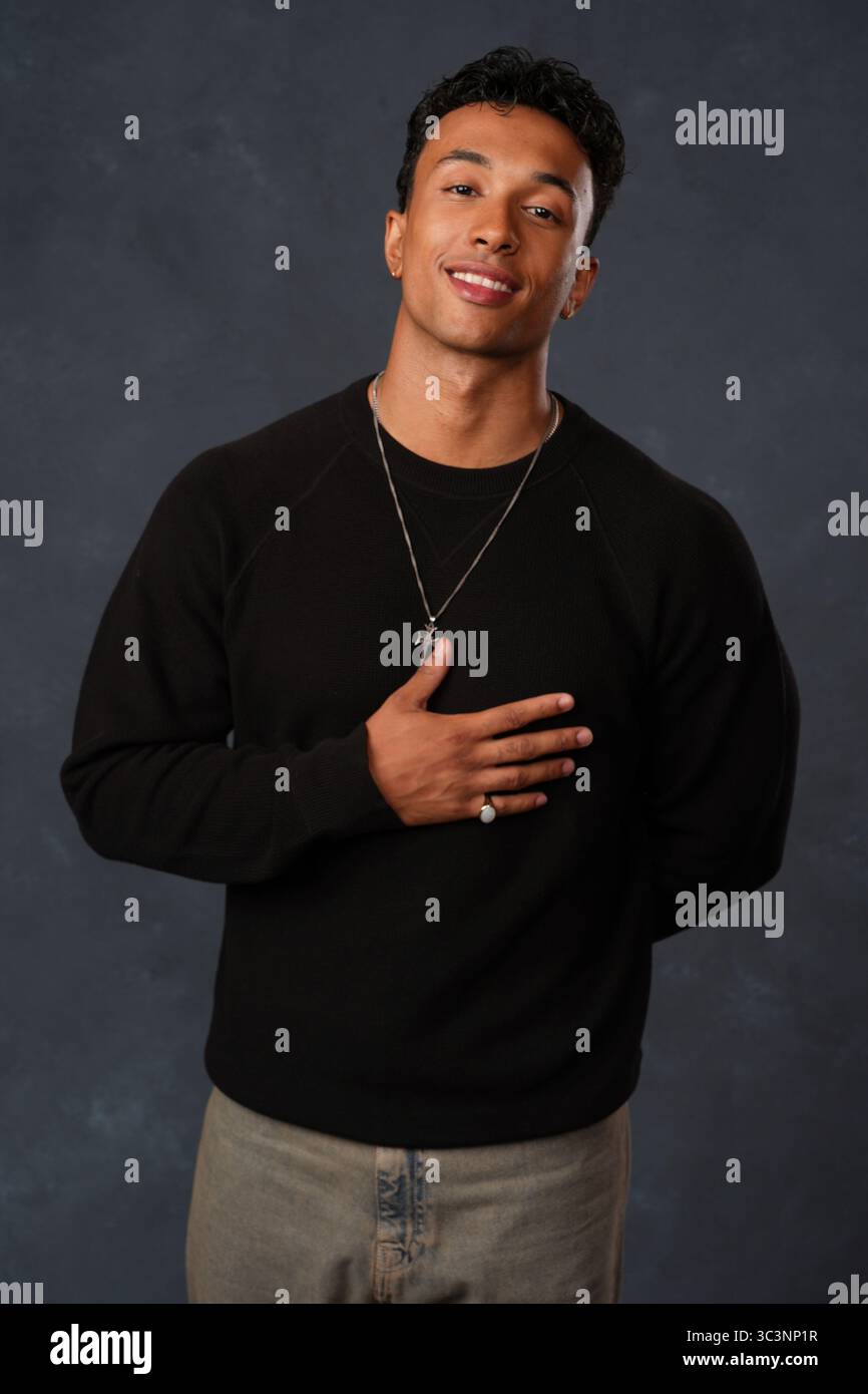 Sandro Rosta poses for a portrait to promote "Star Trek: Starfleet ...