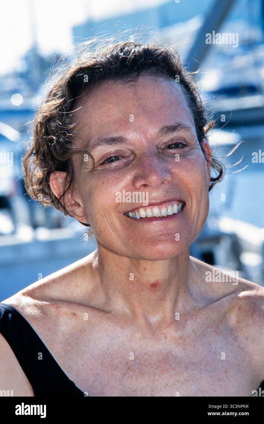 Key Largo, FL - August, 1998: Dr. Sylvia Earle an Aquarius 2000 ...