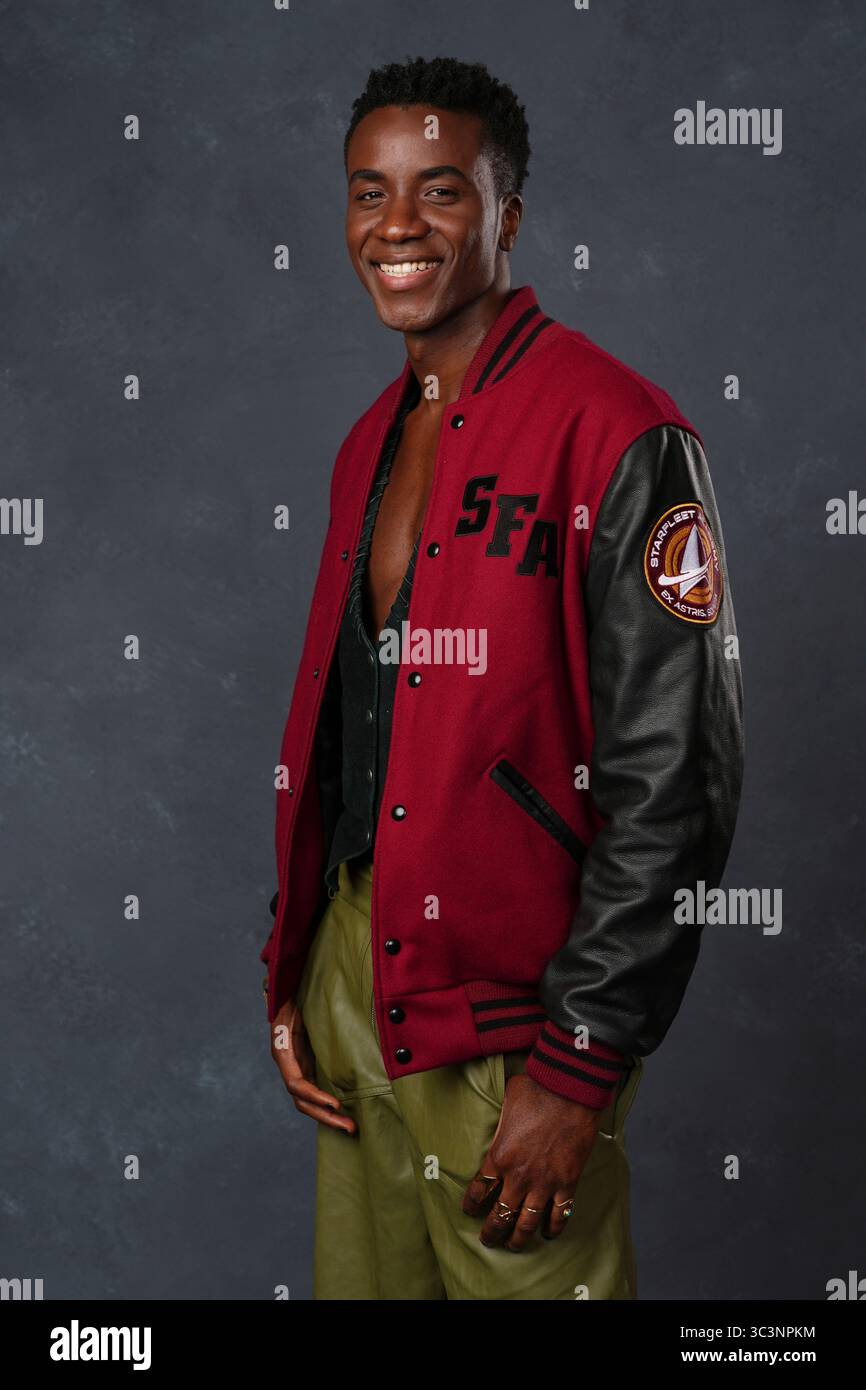 Karim Diane poses for a portrait to promote "Star Trek: Starfleet ...
