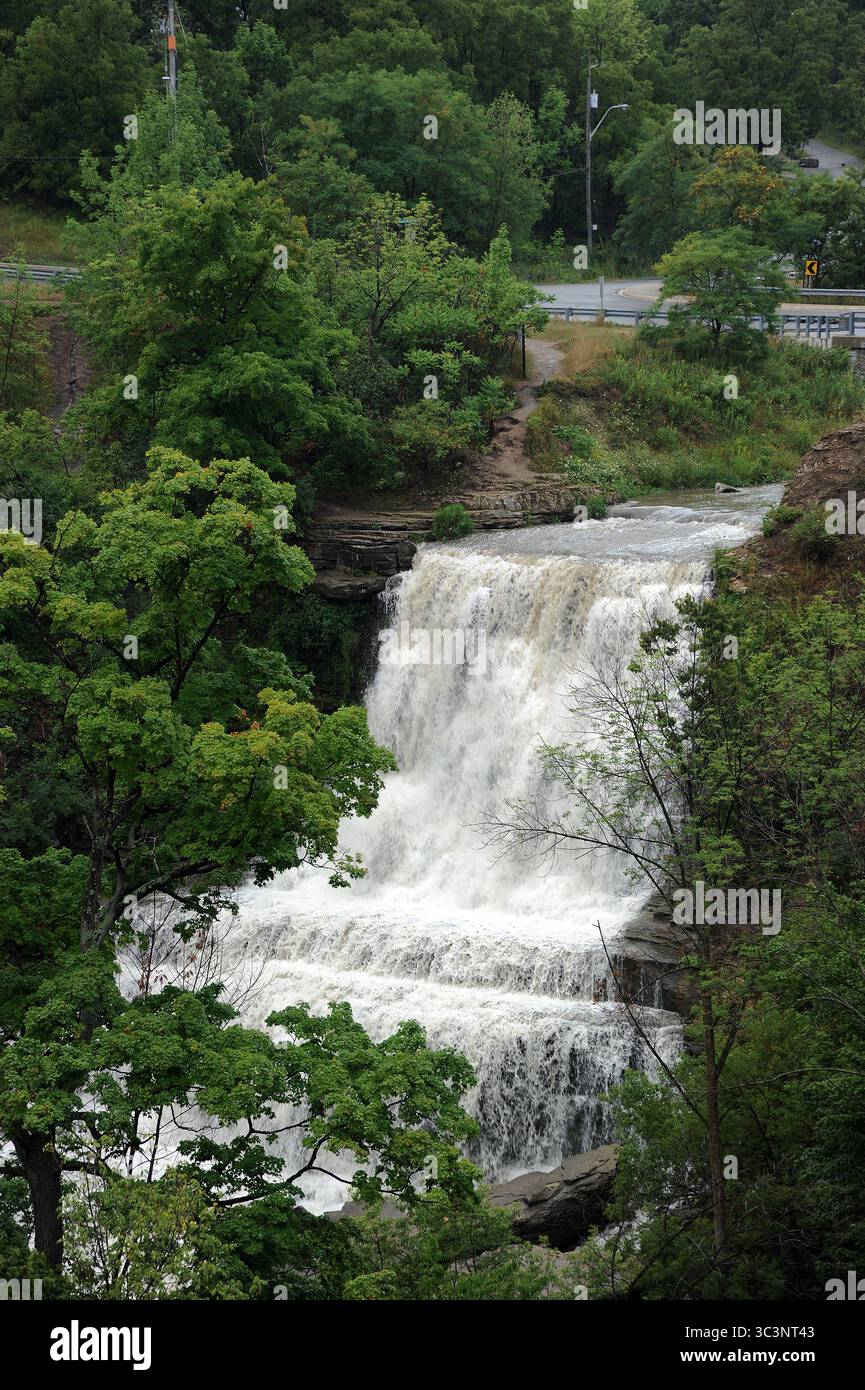 The Albion Falls at Hamilton. Total drop of 63 feet Stock Photo - Alamy