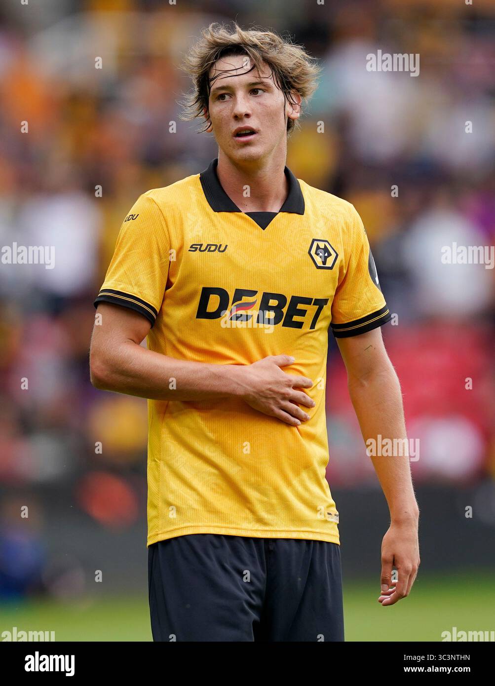 Stoke, England, 26th July 2025. Fer Lopez of Wolverhampton Wanderers ...