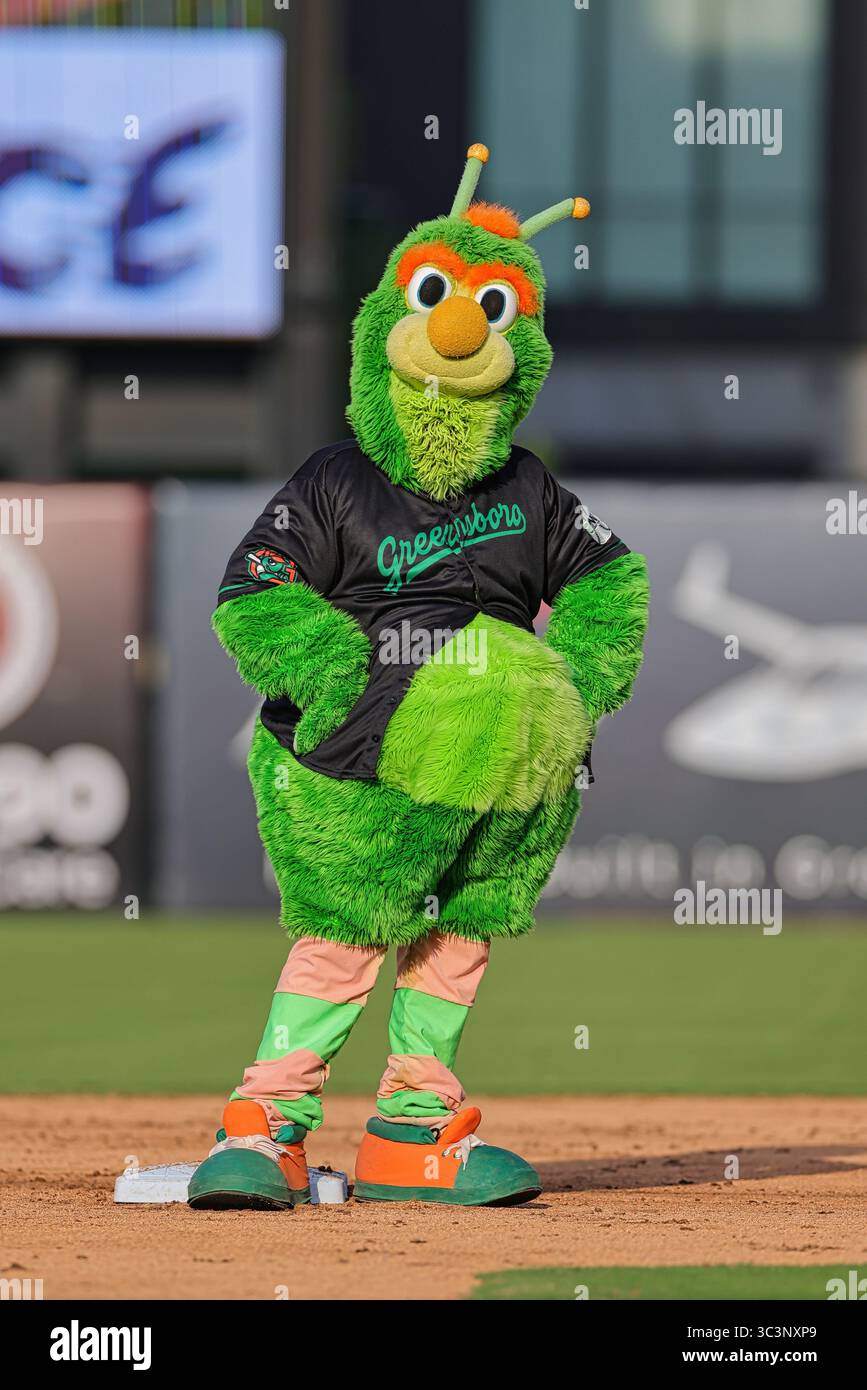 Greensboro, NC: Greensboro Grasshoppers mascot Guilford is ready for ...