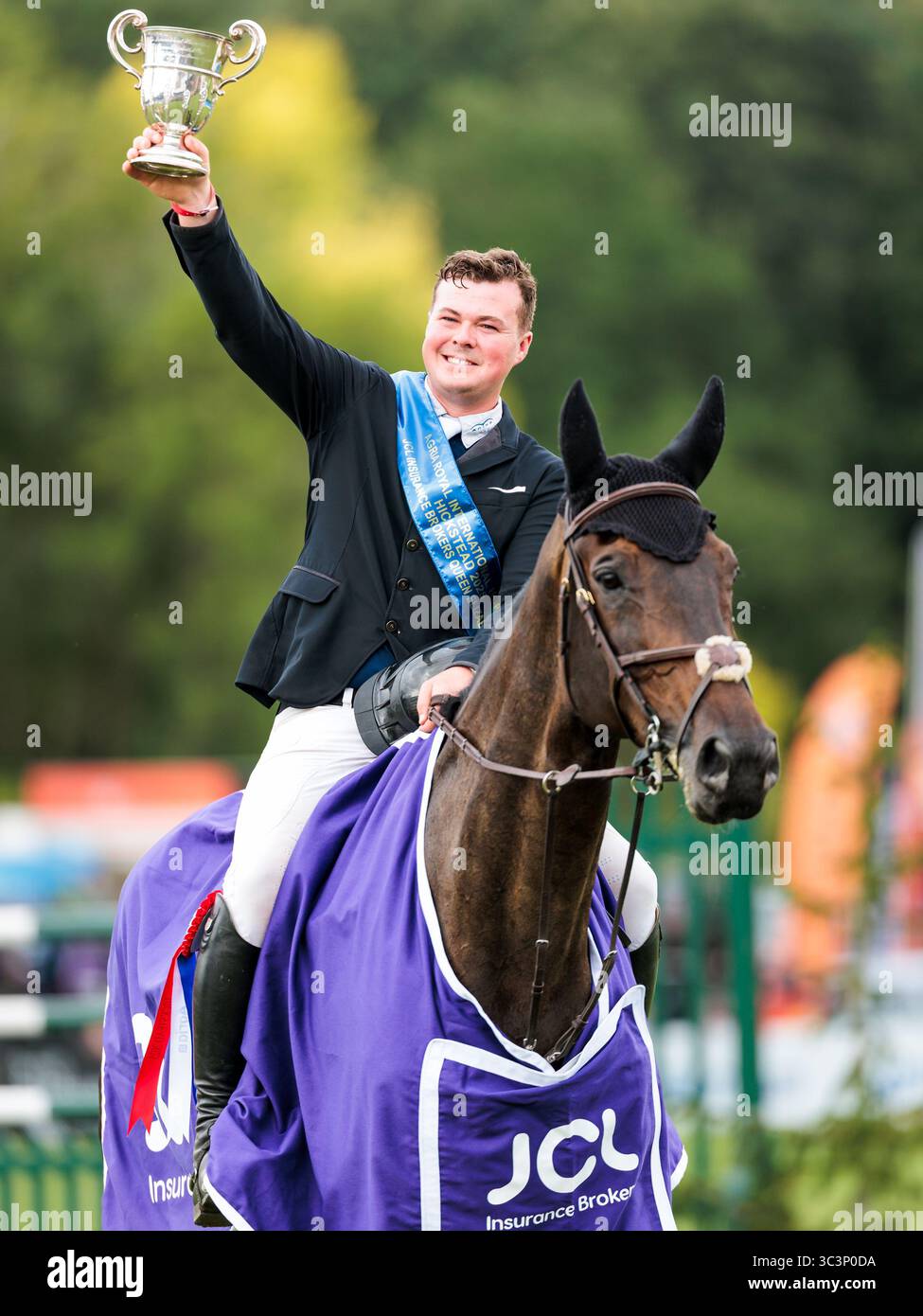 James Whitaker of Great Britain riding Just Call Me Henry during the ...