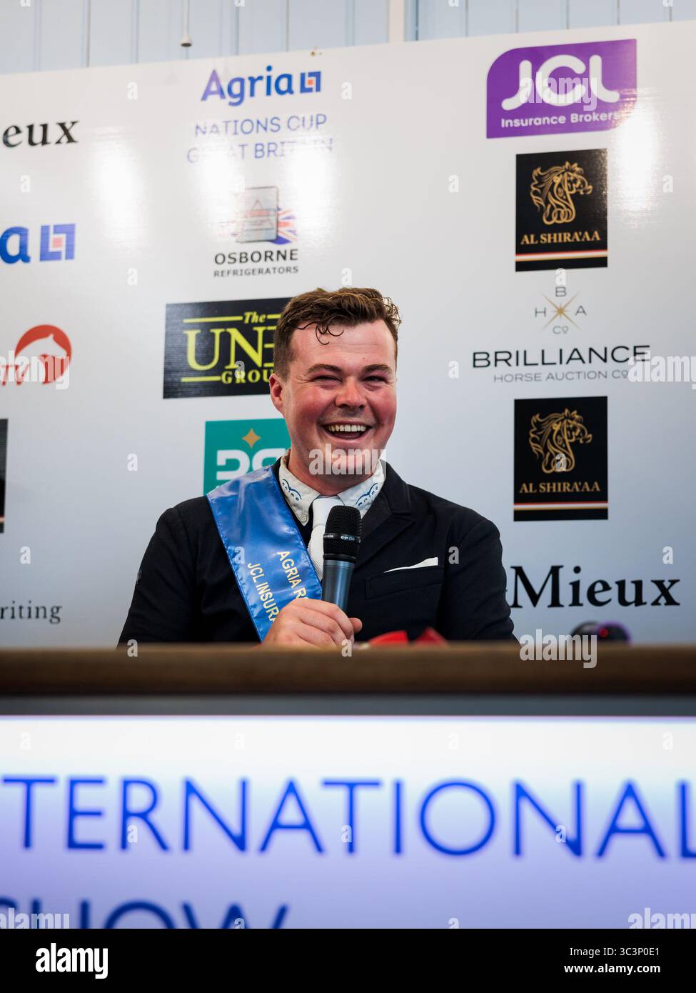 James Whitaker of Great Britain riding Just Call Me Henry during the ...