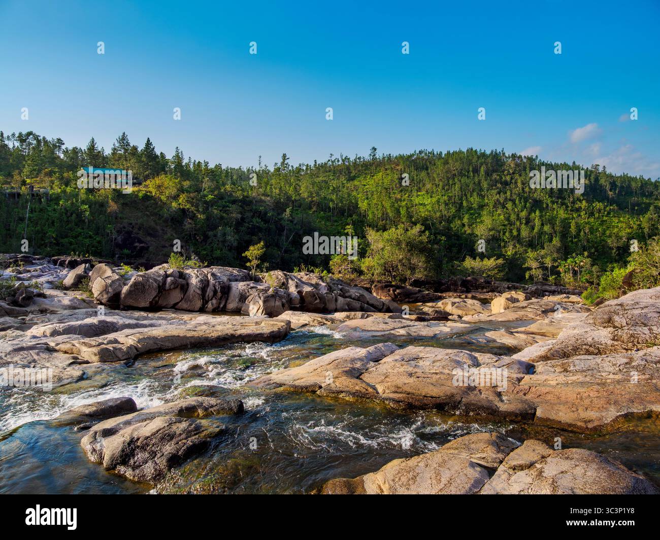 Natural swimming pools at Rio On Pools, Mountain Pine Ridge Forest ...