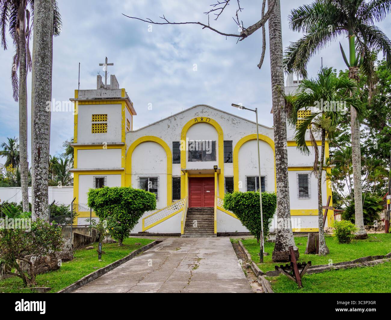 Sacred Heart Parish Church, San Ignacio, Cayo District, Belize Stock ...