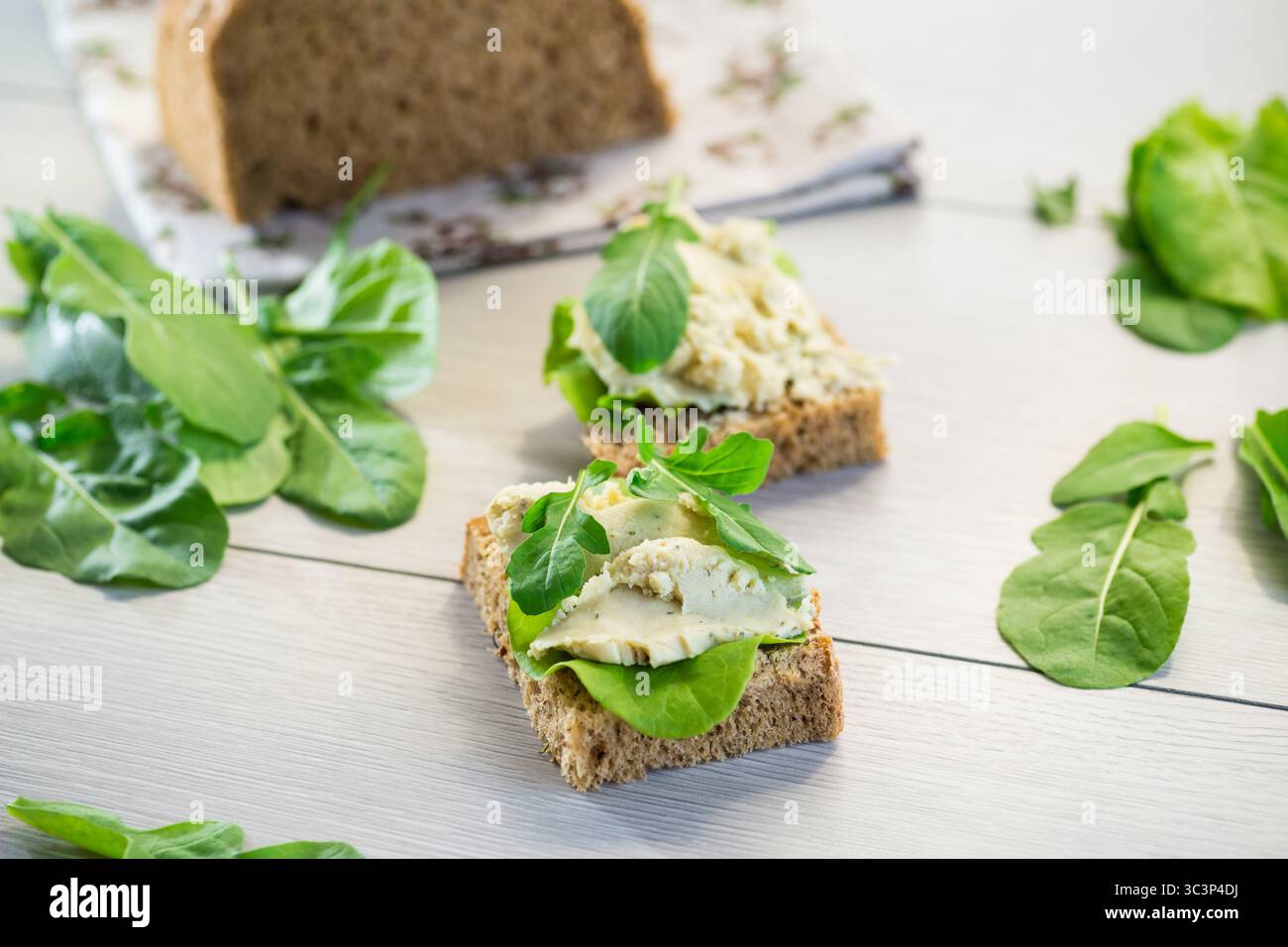 Sandwich herring paste greens on hi-res stock photography and images ...