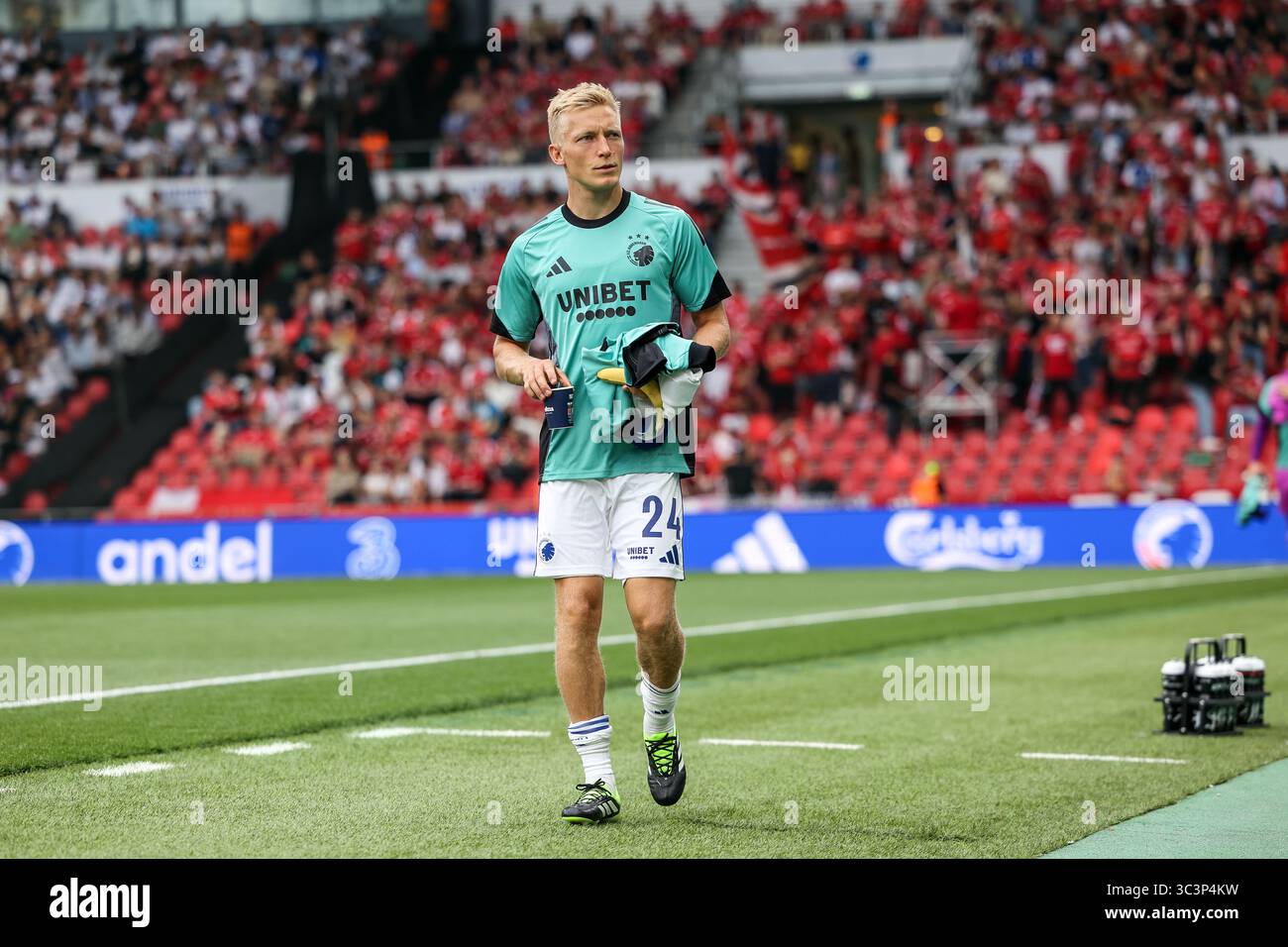 Copenhagen, Denmark. 26th, July 2025. Birger Meling (24) of FC ...
