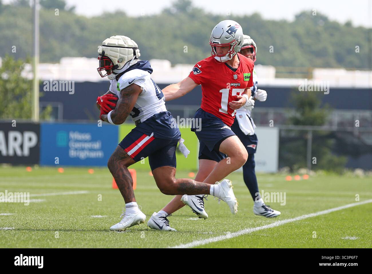 July 26, 2025; Foxborough, MA, USA; New England Patriots punter Bryce ...