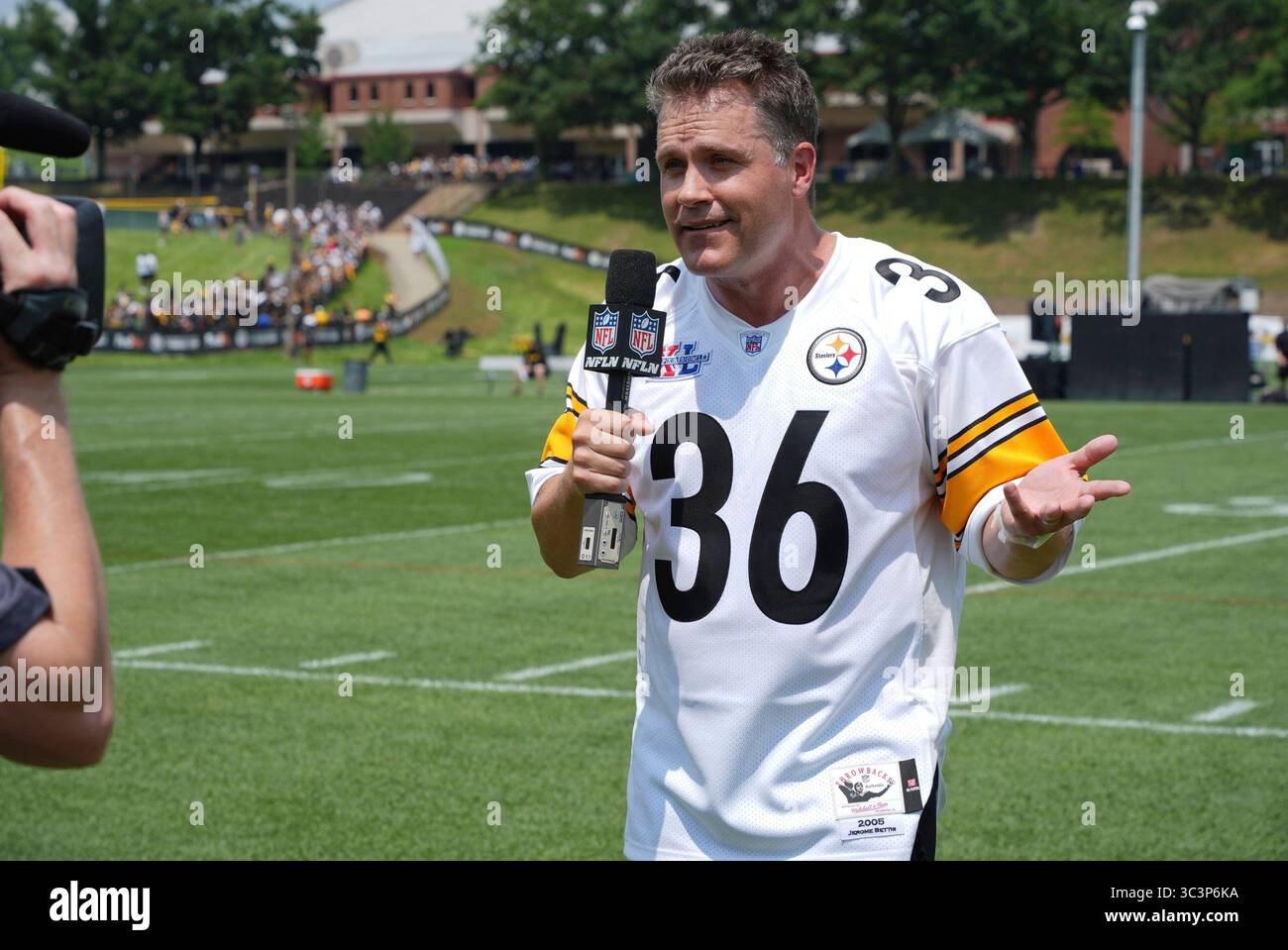 NFL Network's Kyle Brandt reports from the field at St. Vincent College ...