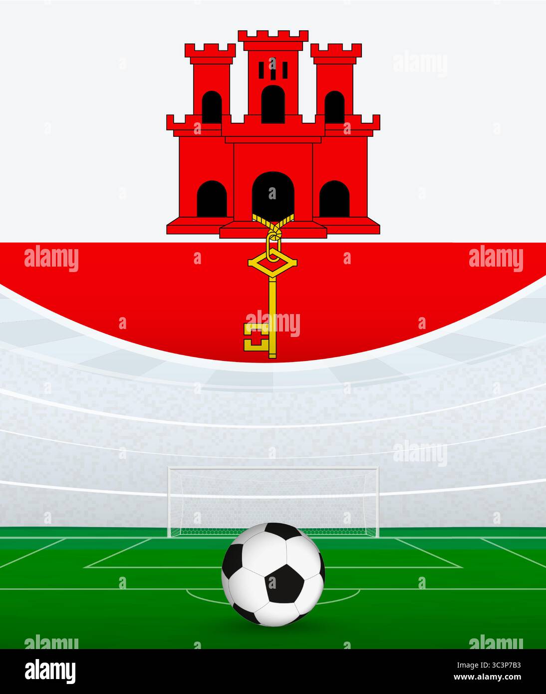 Gibraltar national stadium Stock Vector Images - Alamy