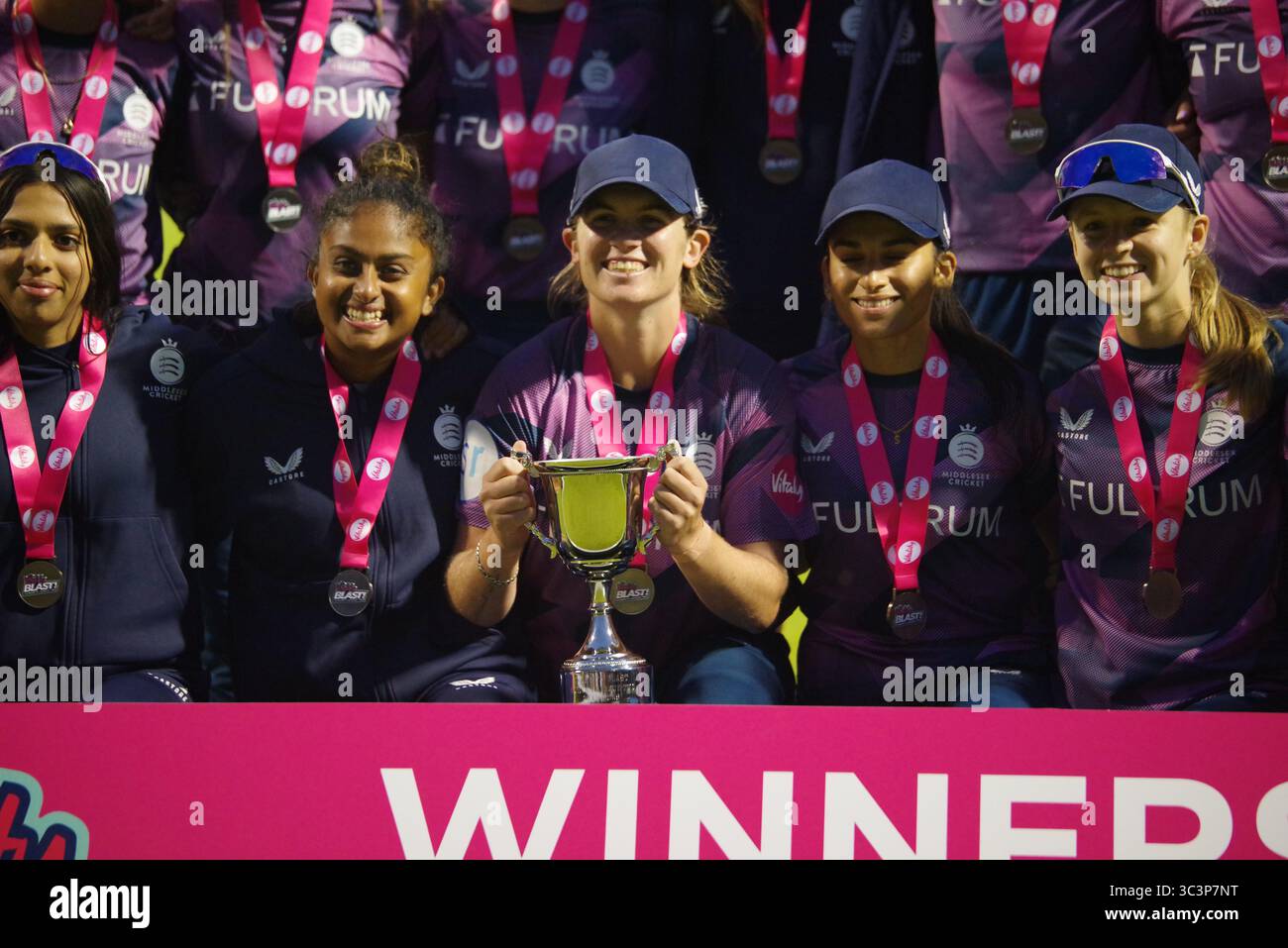 Northampton, England, 26 July 2025. Middlesex Women winners of the ...