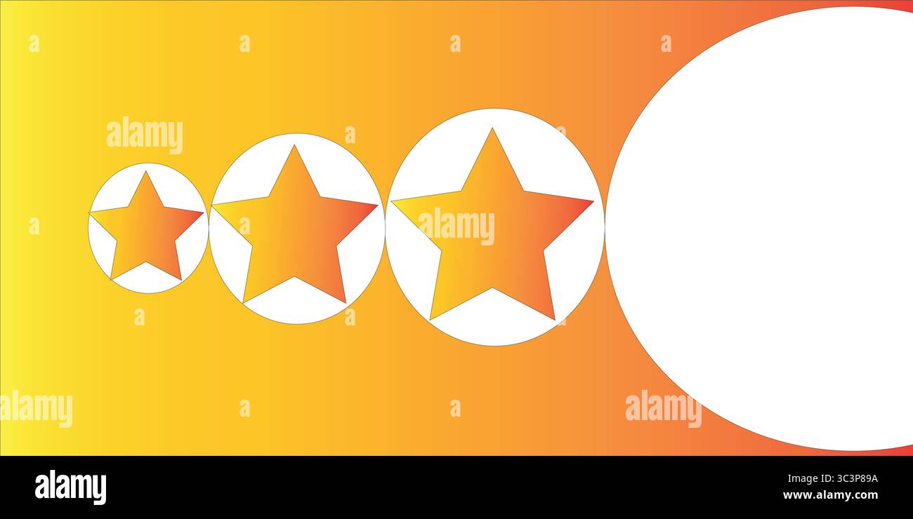 Star red orange center Stock Vector Images - Alamy