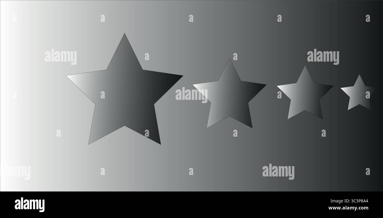 Star light grey black hi-res stock photography and images - Alamy