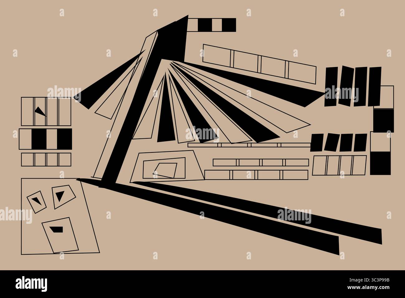 Angular forms create Stock Vector Images - Alamy