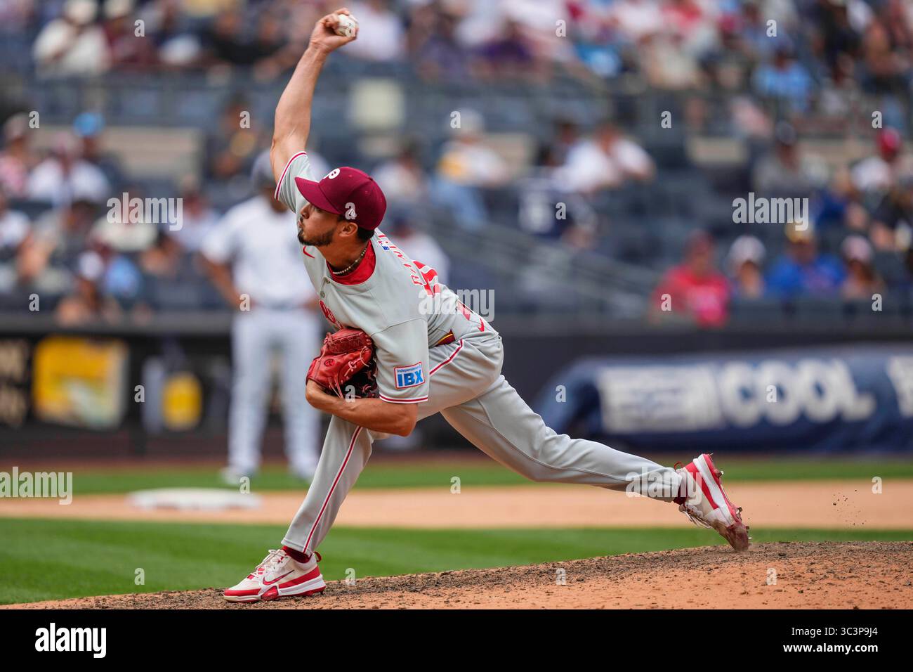 Philadelphia Phillies pitcher Alan Rangel (56) throws during the eighth ...