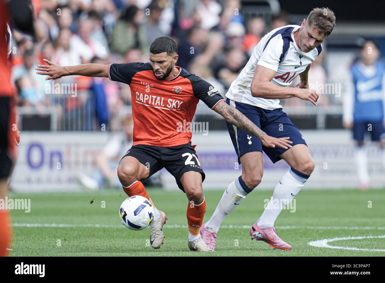 during the Pre-season friendly match Luton Town vs Tottenham Hotspur at ...